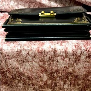Michelangelo | Bags | Vintage Michelangelo Florence Italy Black Kelly ...